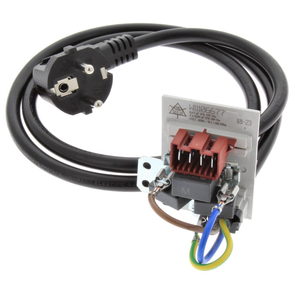 Netzkabel 1000 Mm Schuko Stecker J00702660 - Bauknecht - Bauknecht